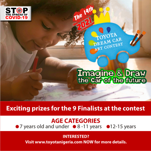 Toyota Dream Car Art Contest 2021 - Elizade (Nigeria) Limited